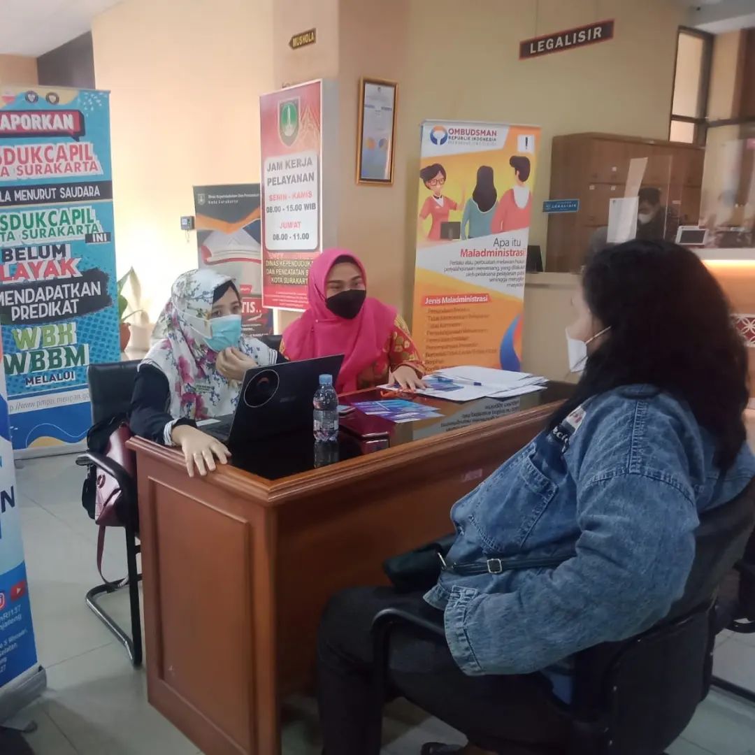 Ombudsman Jawa Tengah Lakukan PVL di Disadmindukcapil Surakarta ...