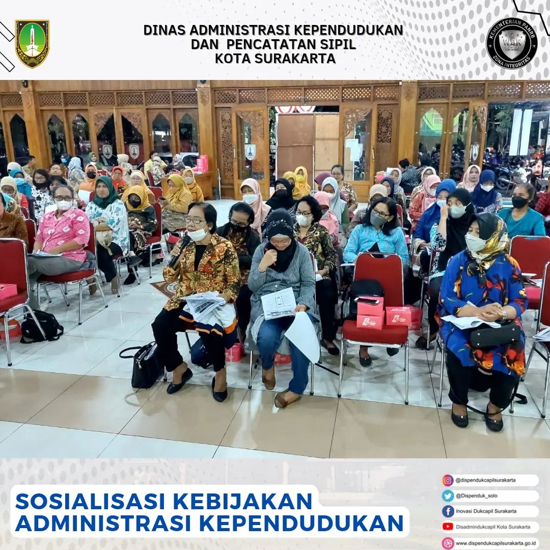 TP PKK Kelurahan Ikuti Sosialisasi Kebijakan Administrasi Kependudukan ...